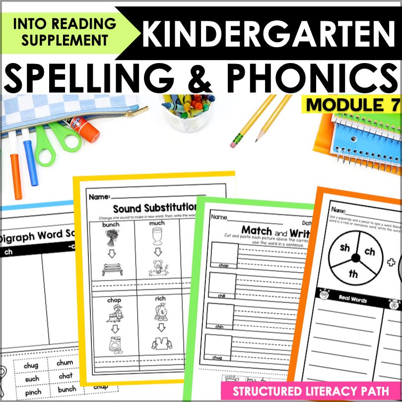 HMH Into Reading Structured Literacy Kindergarten Spelling and Phonics ...