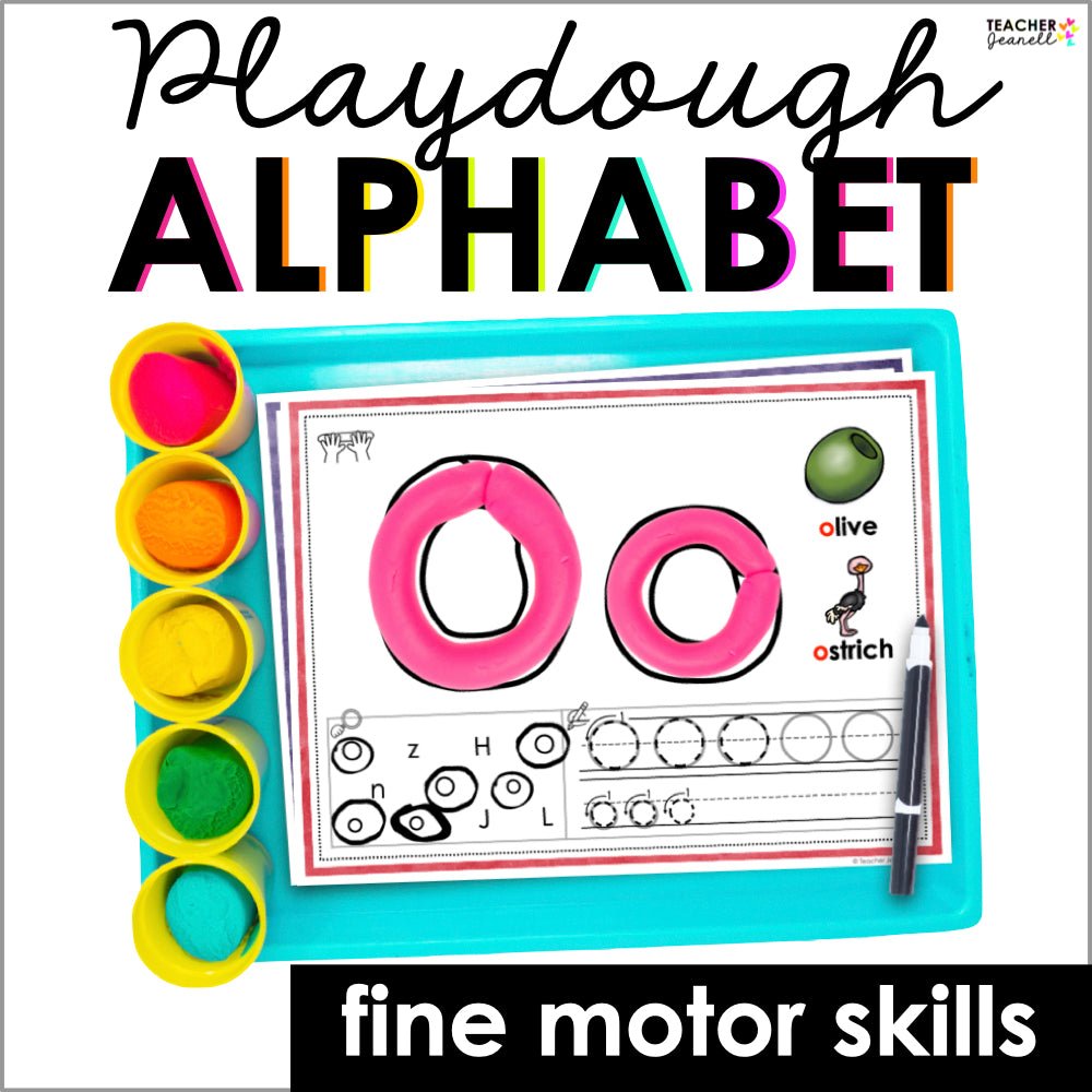 Alphabet Playdough Mats for Hands-On Letter Learning – Teacher Jeanell