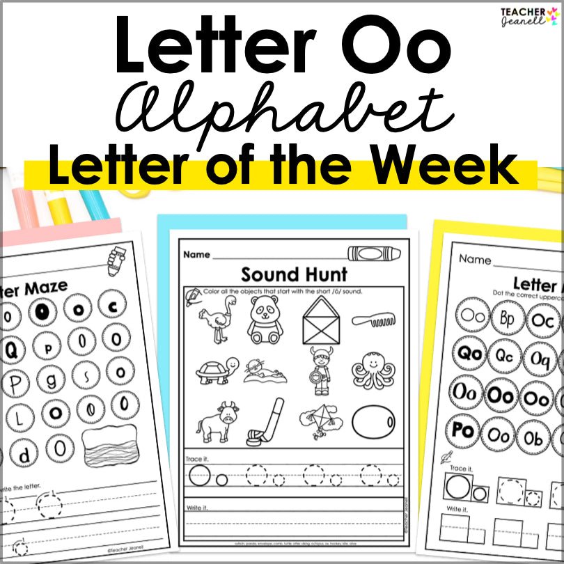 Letter O Worksheets and Activities for Preschool and Kindergarten ...
