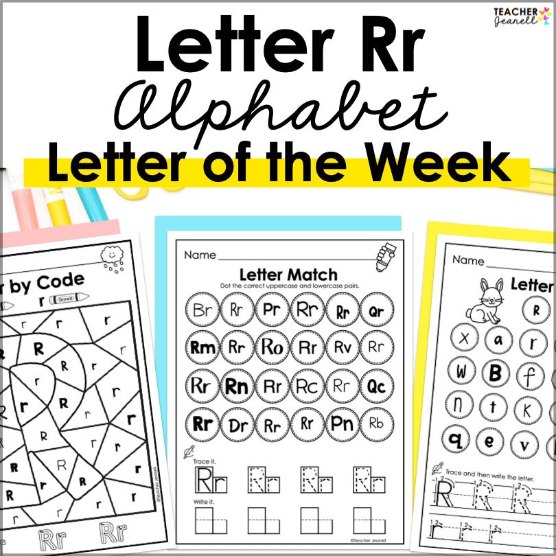 Letter R Activities - Letter of the Week Worksheets – Teacher Jeanell