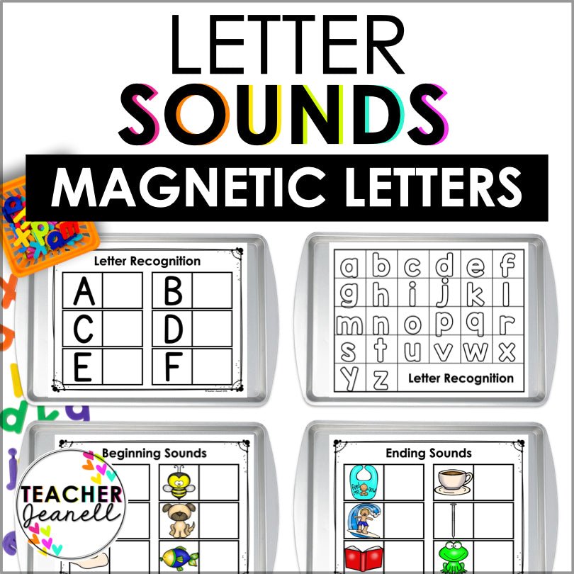 Beginning and Ending Letter Sounds Magnetic Letter Activities – Teacher ...