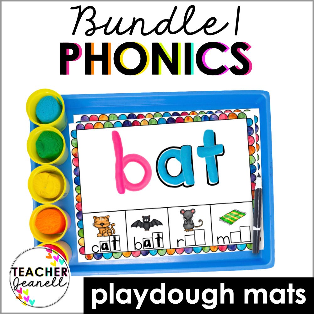 Phonics Playdough Mats Bundle 1 | Fine Motor Skills – Teacher Jeanell