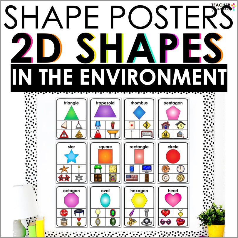 2D Shapes in the Environment Poster Set – Teacher Jeanell