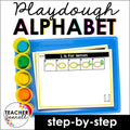Alphabet Playdough Mats with Step-by-Step Instructions | Fine Motor Sk ...