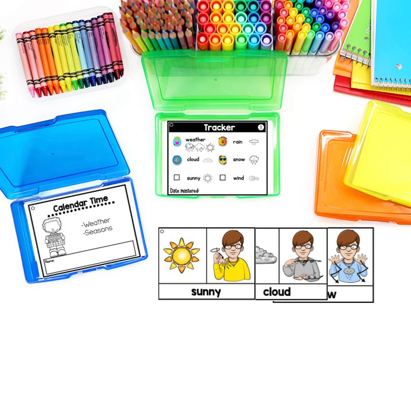 ASL Flashcards Printable for Calendar Time – Teacher Jeanell