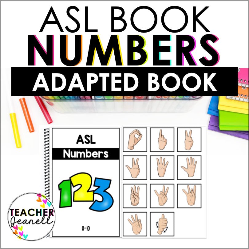 ASL Numbers Adapted Books for Interactive Sign Language Learning ...