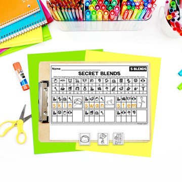 Consonant Blends Secret Words - Phonemic Awareness – Teacher Jeanell