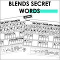 Consonant Blends Secret Words - Phonemic Awareness – Teacher Jeanell