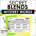 Consonant Blends Secret Words - Phonemic Awareness – Teacher Jeanell
