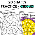 Circle 2D Shapes Worksheets and Activities for Shape Recognition ...