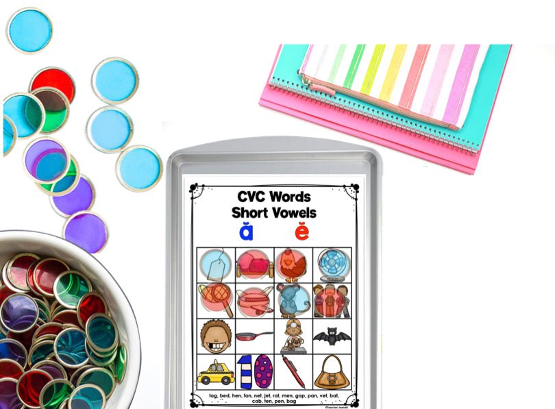 CVC Words Magnetic Letter Center for Phonemic Awareness – Teacher Jeanell