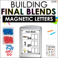 Final Consonant Blends Magnetic Letter Activities for Phonics and ...