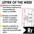 Letter R Activities - Letter of the Week Worksheets – Teacher Jeanell