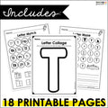 Letter T Activities | Letter of the Week Worksheets – Teacher Jeanell