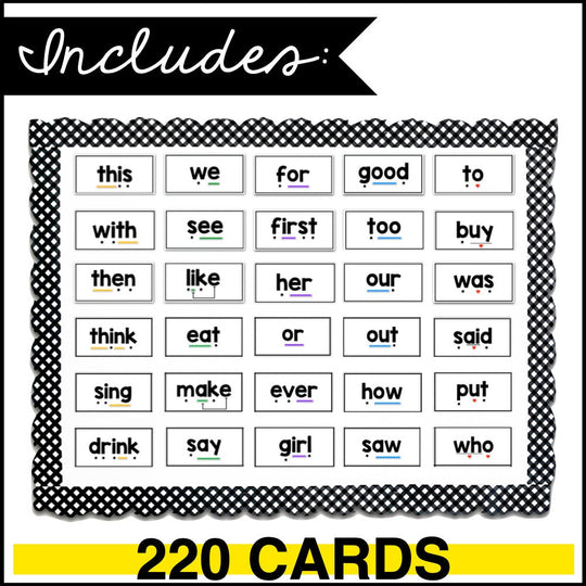 Sight Words | High-Frequency Word Practice for Early Readers – Teacher ...